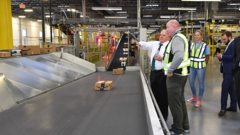 Amazon unveils Blue Jay robot that handles many jobs - The Daily Overview